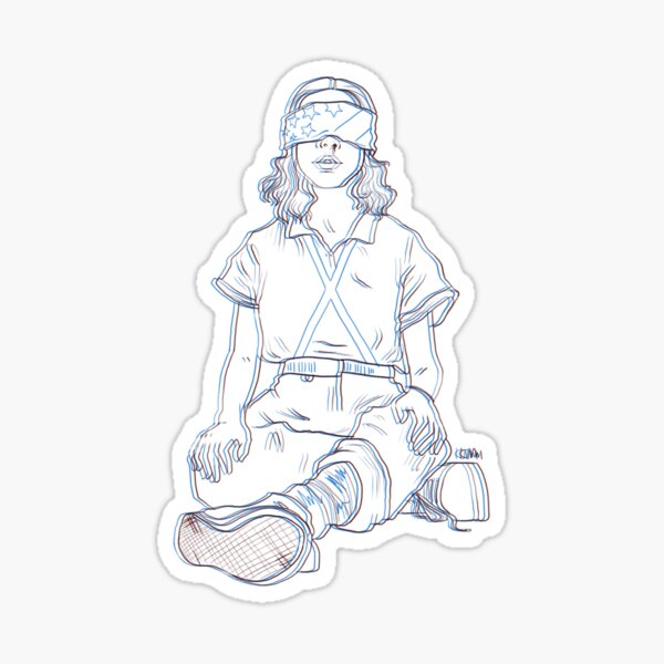 "Stranger Things Fanart" Sticker for Sale by kmi-ink | Redbubble