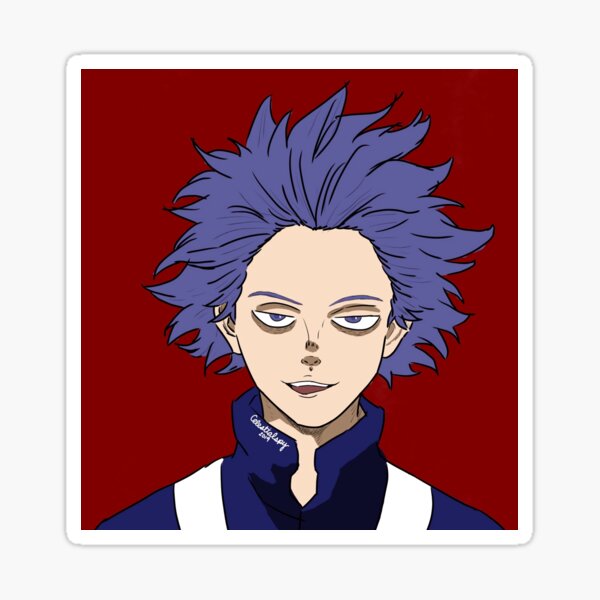 "Shinsou Hitoshi Smiling" Sticker for Sale by solarmyth | Redbubble