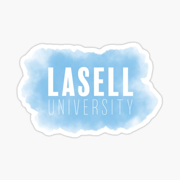 "Lasell University" Sticker for Sale by emmalougraphics | Redbubble