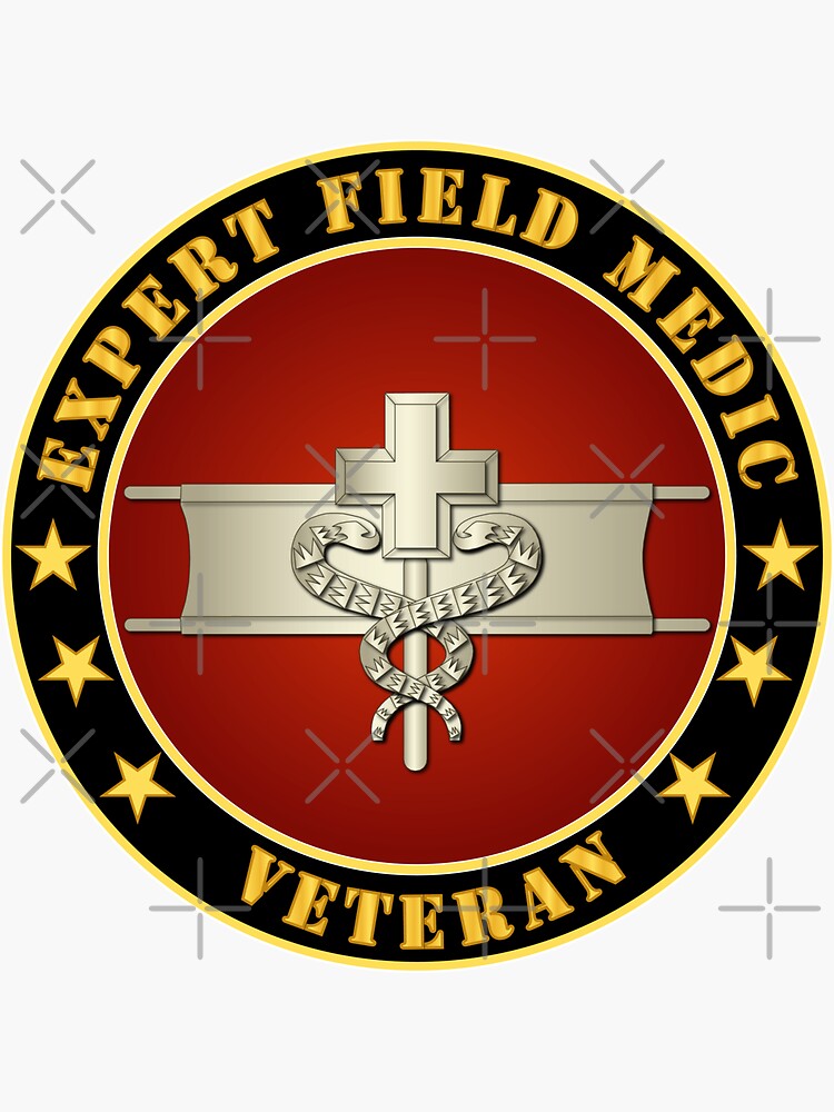 "Army - Expert Field Medic Veteran" Sticker for Sale by twix123844 ...
