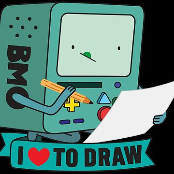 "BMO draw" Sticker for Sale by plushism | Redbubble