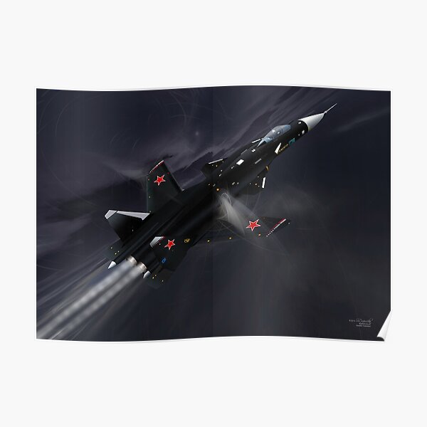 Póster «Sukhoi SU-47» de sudrzewicka | Redbubble