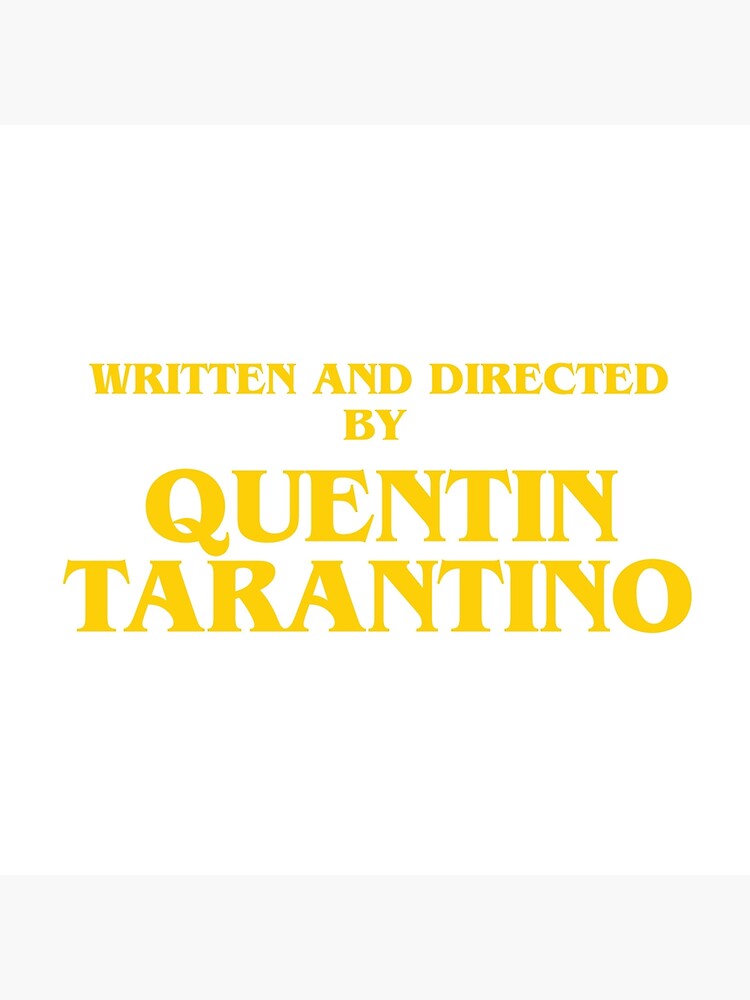 "Quentin Tarantino Logo" Art Print for Sale by Robin- | Redbubble