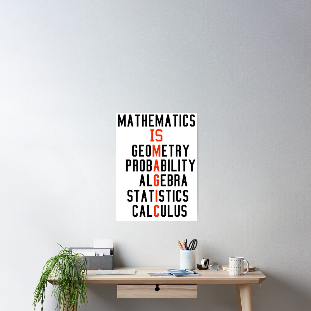 "Math is Magic" Poster for Sale by bullshirter | Redbubble