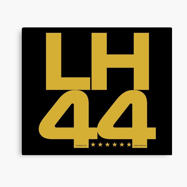 "Formula 1 Maths: (F1+WDC)*6=LH44" Canvas Print by FormulaFans | Redbubble