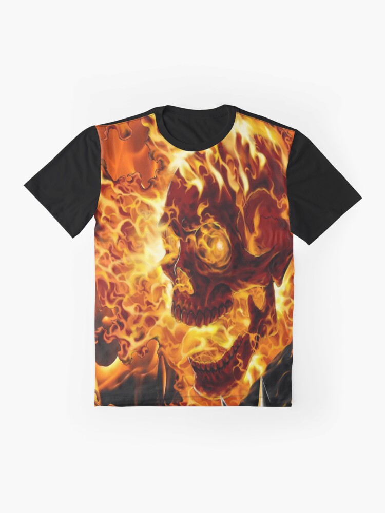 "Ghost rider fire" Graphic T-Shirt for Sale by Varselly | Redbubble