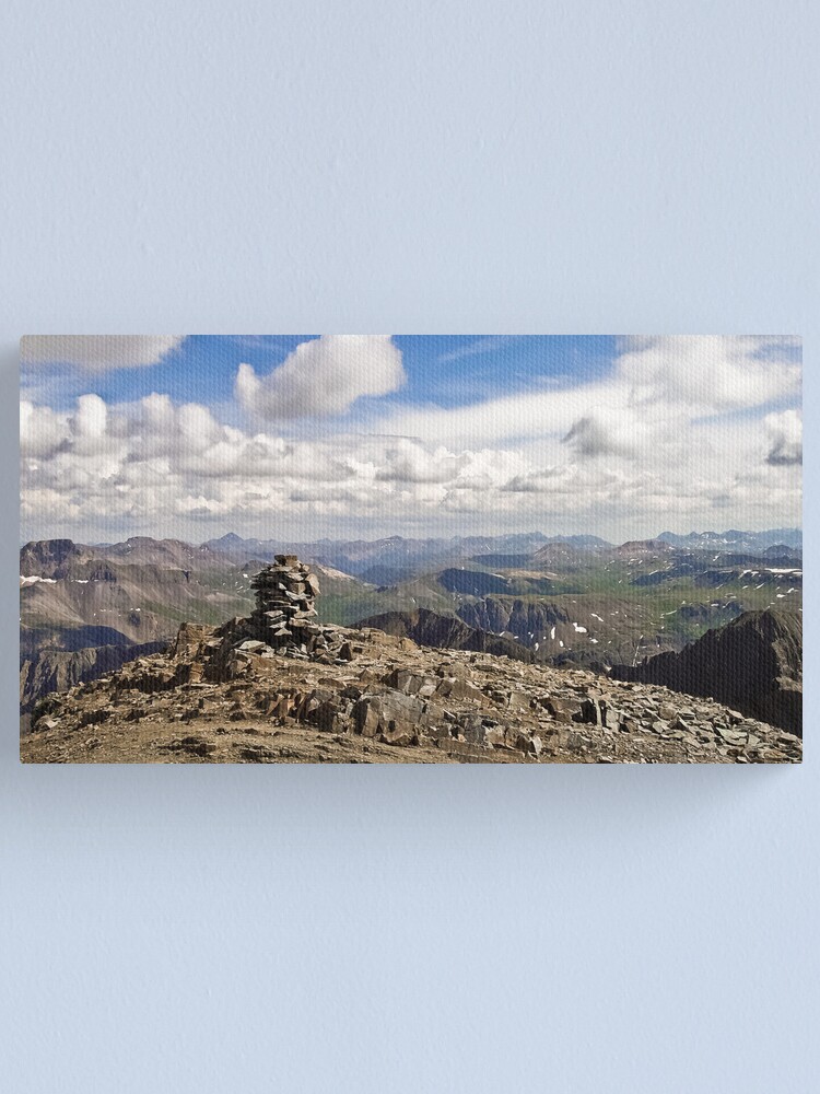 "Handies Peak Summit" Canvas Print by rferrier | Redbubble