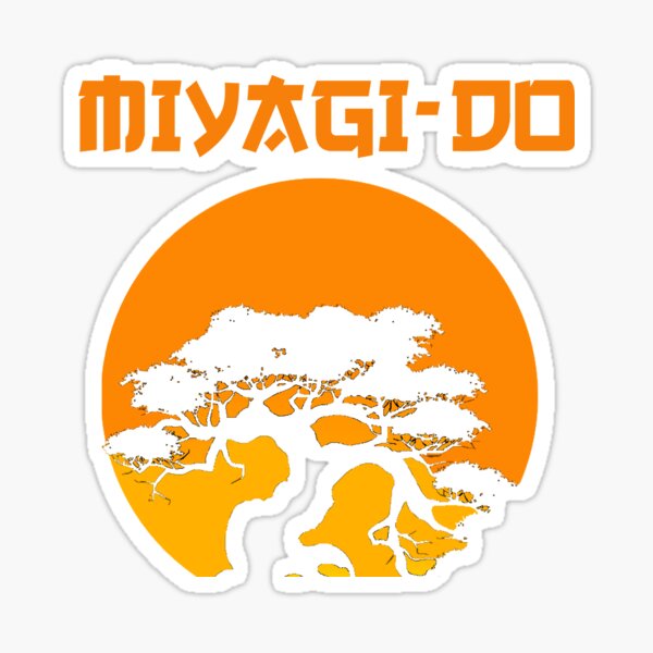"Karate Kid Miyagi-Do" Sticker for Sale by FromThe8Tees | Redbubble