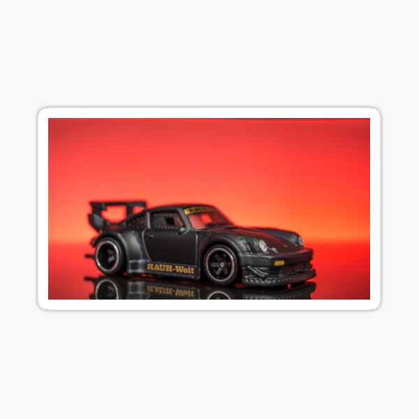 "porsche rwb widebody black bodykit" Sticker for Sale by rashan | Redbubble