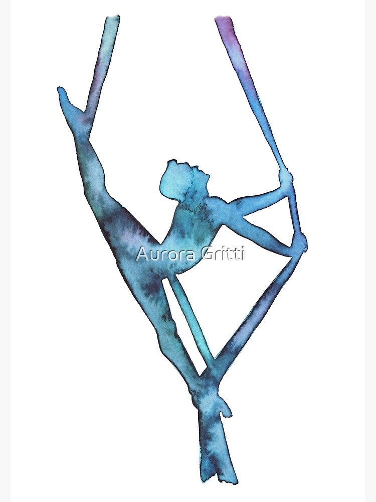 "Aerial Silks Boy. Male aerialist. Aerial man" Art Print for Sale by ...