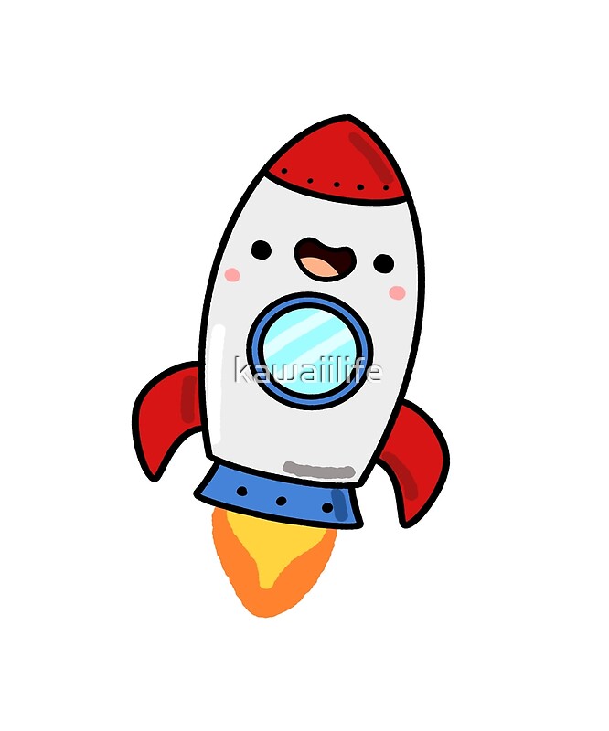 "Kawaii Rocket" by kawaiilife | Redbubble