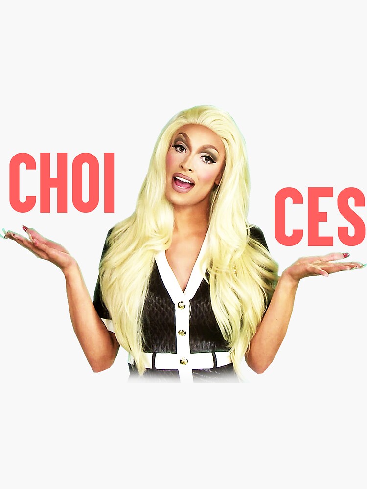 "CHOICES" Sticker for Sale by shantaysashay | Redbubble