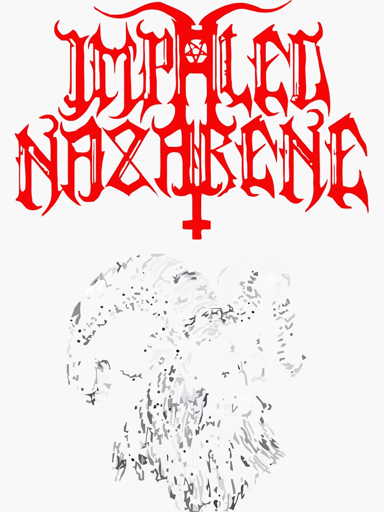 "Impaled Nazarene Premium " Sticker by darryl-hopkin | Redbubble