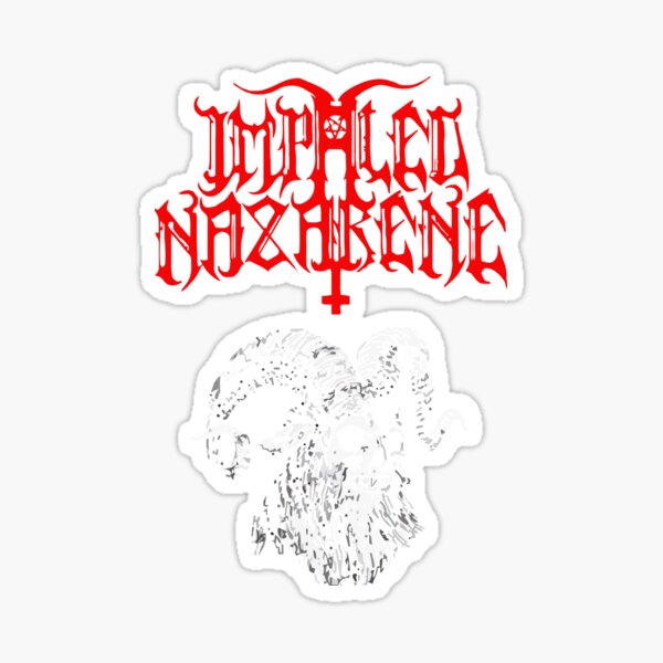 "Impaled Nazarene Premium " Sticker by darryl-hopkin | Redbubble