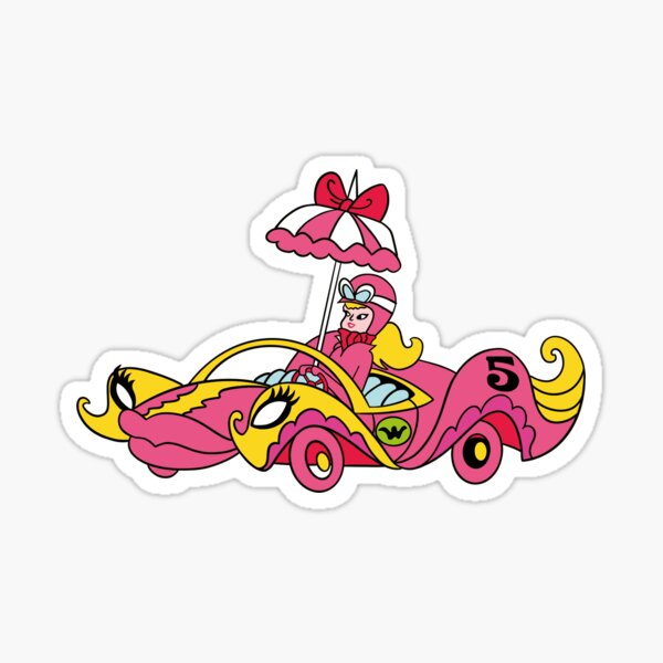 Penelope Pitstop Stickers | Redbubble