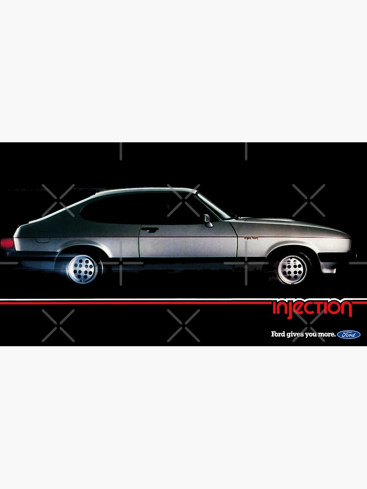 "FORD CAPRI 2.8i" Sticker for Sale by ThrowbackMotors | Redbubble