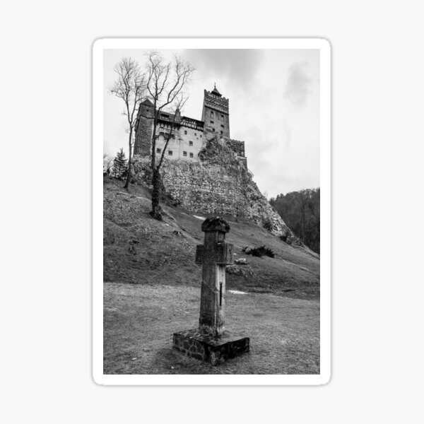 "Castelul Bran" Sticker for Sale by PeterCseke | Redbubble