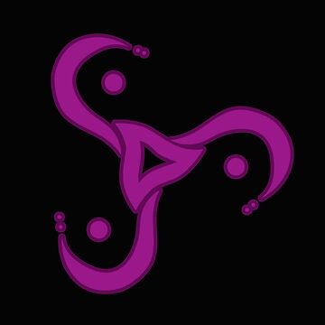 "The void purple symbol " Sticker by Migi-Desu | Redbubble