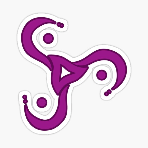 "The void purple symbol " Sticker by Migi-Desu | Redbubble