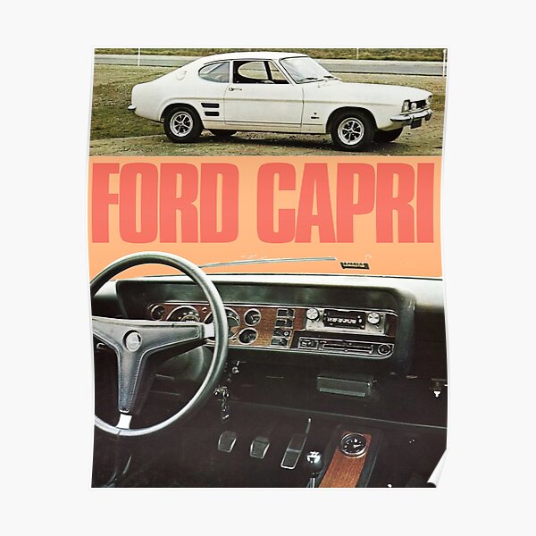 "FORD CAPRI MK 1" Poster von ThrowbackMotors | Redbubble