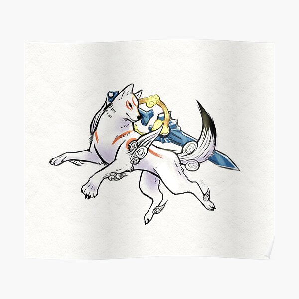 "Okami Amaterasu Tsumugari Divine Instrument" Poster for Sale by ...