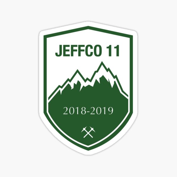 "Jeffco 11 sticker" Sticker by drscottmcleod | Redbubble