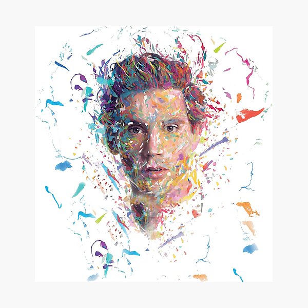 "MIKA watercolor" Photographic Print for Sale by dividedlines | Redbubble