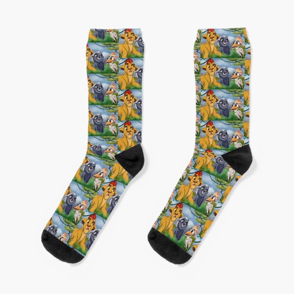 "Lion Cartoon Guard" Socks for Sale by OCD Vampire | Redbubble