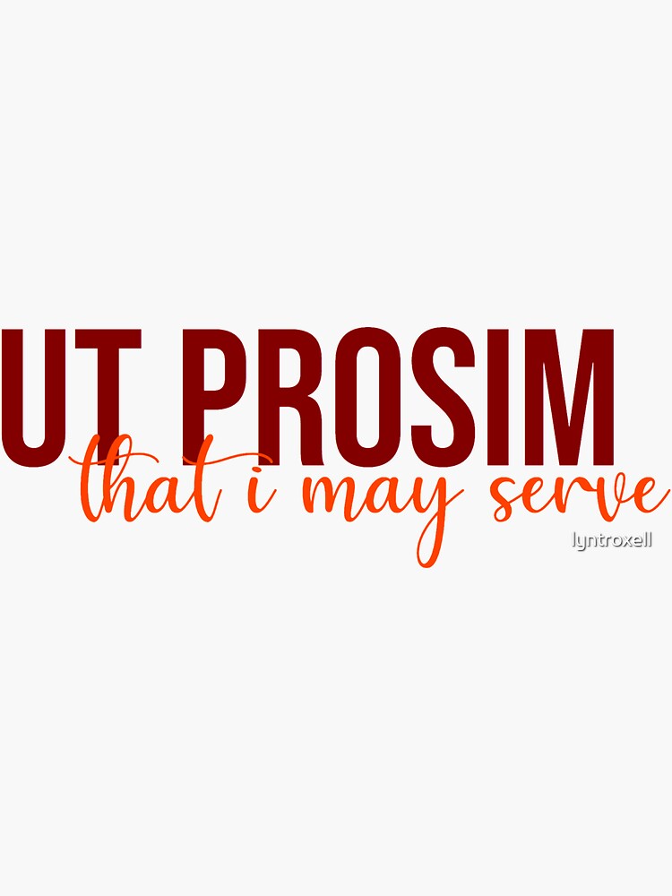 "VA TECH UT PROSIM STICKER" Sticker for Sale by lyntroxell | Redbubble