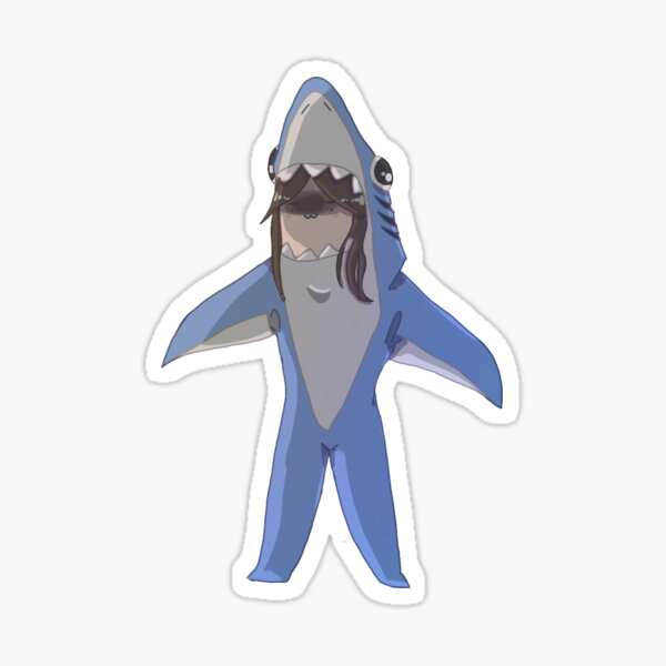 "Shark Onesie (Blues Dank)" Sticker for Sale by Ephemeralkelip | Redbubble
