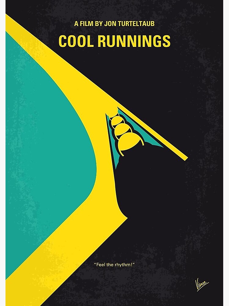 "No538- COOL RUNNINGS minimal movie poster " Poster for Sale by ...