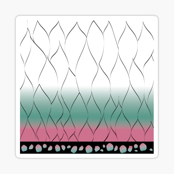 "Shinobu pattern" Sticker for Sale by lued | Redbubble
