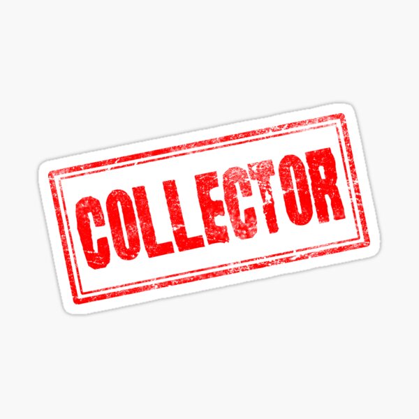 "Collector (Vintage Stamp)" Sticker for Sale by SassyClassyMe | Redbubble