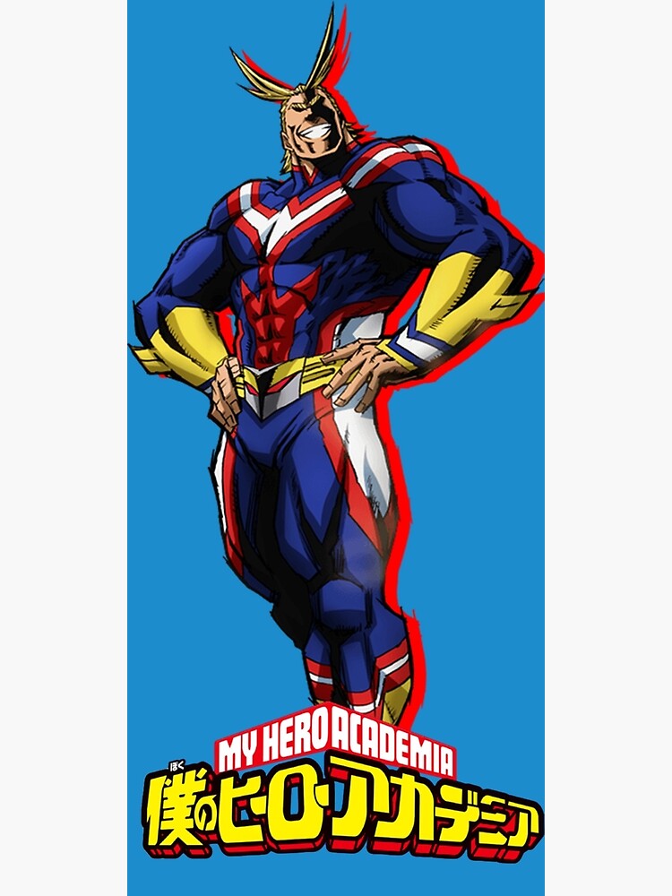 "All Migth - Boku No Hero Academia" Poster for Sale by TRPG-Juggernaut ...
