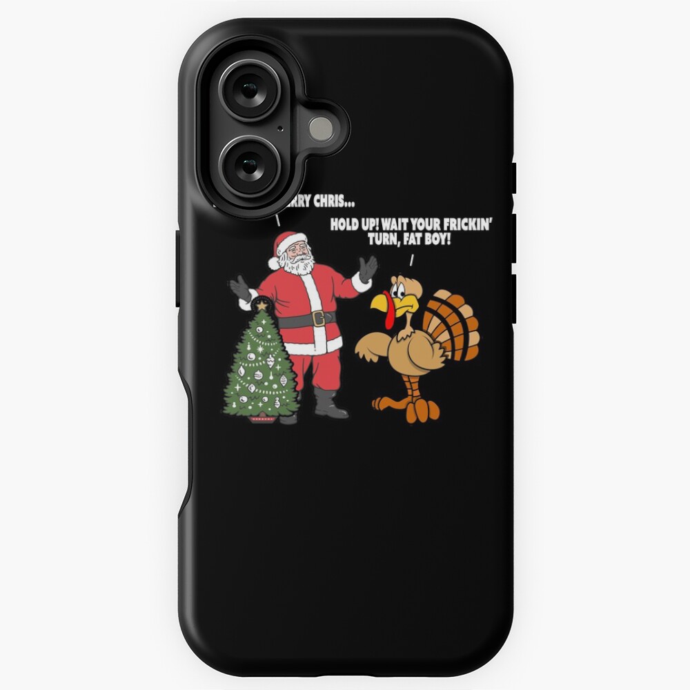 "Santa vs. the Turkey - Wait Your Frickin' Turn Fat Boy" Poster for ...