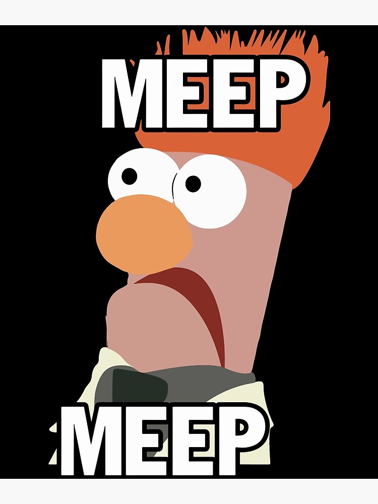 "Meep Meep Character Trending Disney" Poster by AndrewABell | Redbubble