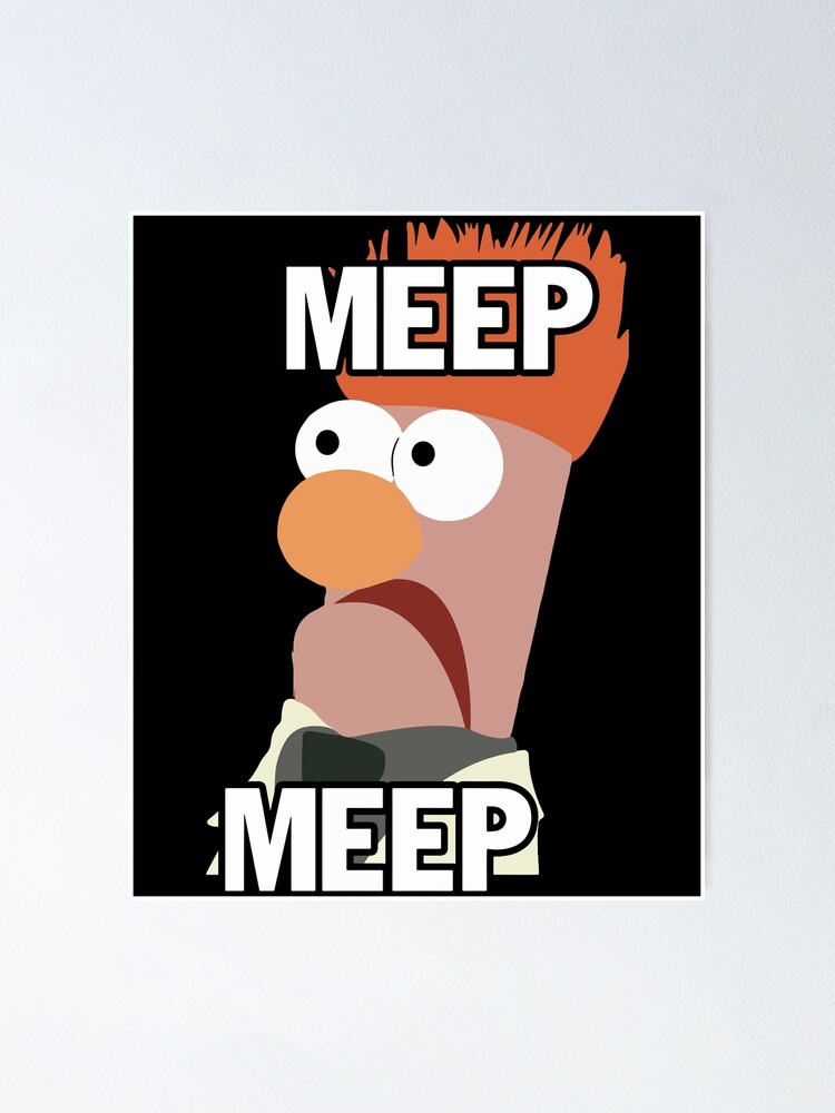 "Meep Meep Character Trending Disney" Poster by AndrewABell | Redbubble