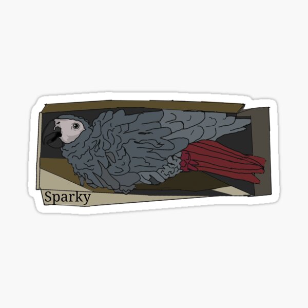 "Sparky" Sticker for Sale by Lina4969 | Redbubble
