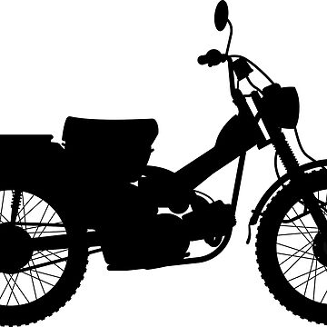 "Honda CT110 Postie Bike - Black Silhouette " Sticker for Sale by StudioFloyd | Redbubble