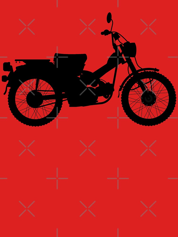 "Honda CT110 Postie Bike - Black Silhouette " T-shirt for Sale by StudioFloyd | Redbubble ...