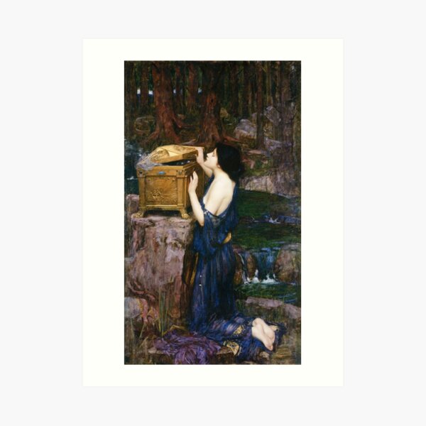 "Pandora, John William Waterhouse 1896" Art Print by immortalpeaches ...