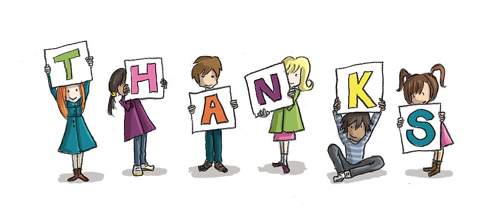 "Card Design: Kids: Thanks" by Kirsty Mordaunt | Redbubble