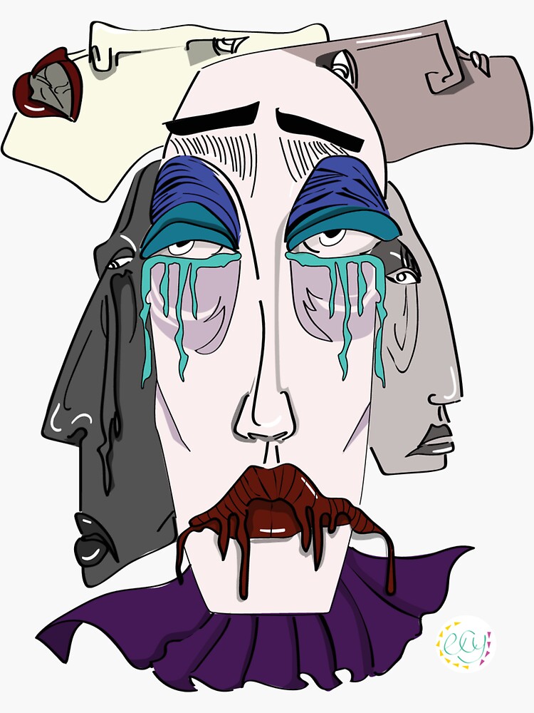 "Bad Mood" Sticker by Sekuc | Redbubble