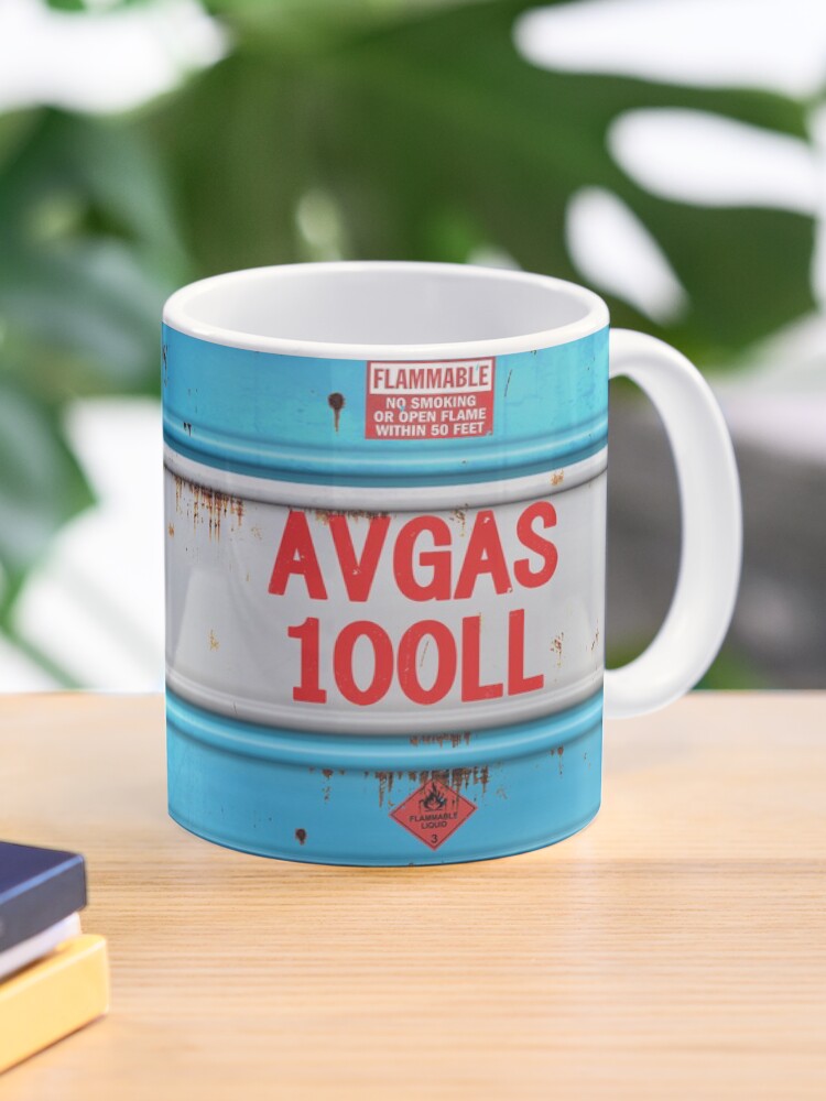 "AVGAS DRUM " Coffee Mug for Sale by MACH5- | Redbubble
