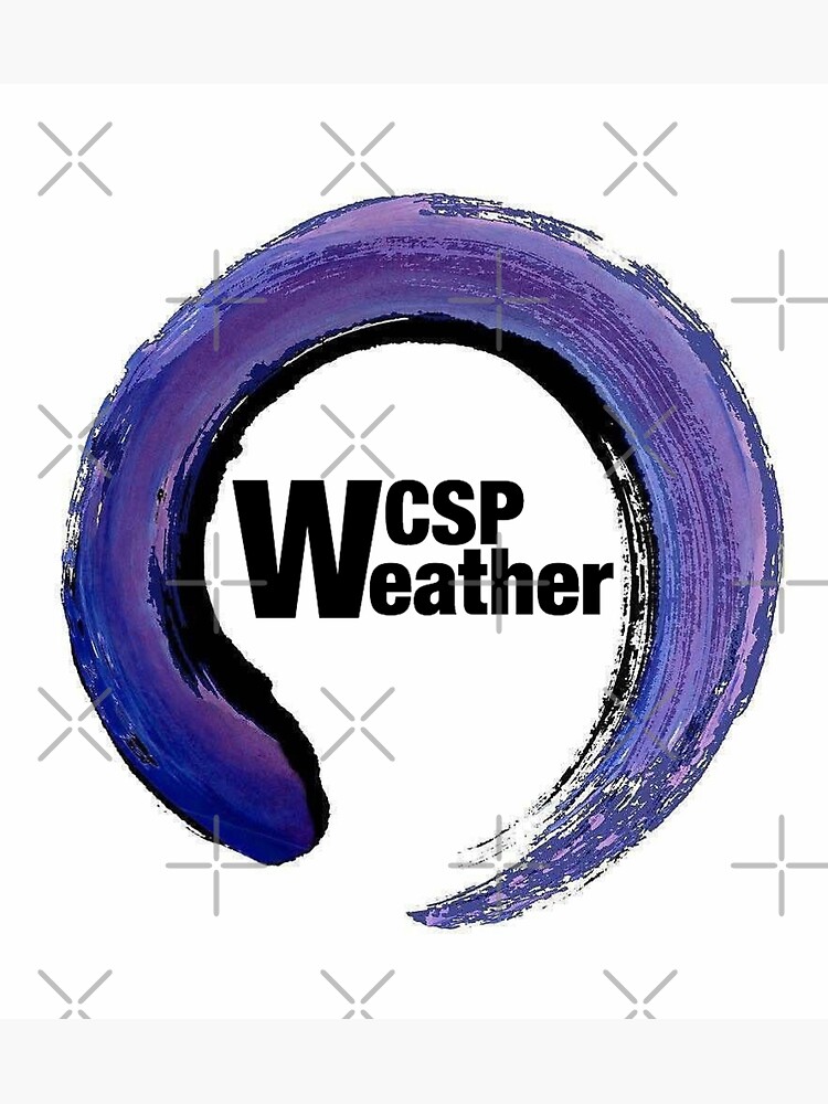 "WCSP Logo" Sticker by Wcspweather | Redbubble