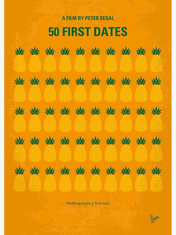 "No696- 50 First Dates minimal movie " Sticker for Sale by cuijkolkjmnb ...