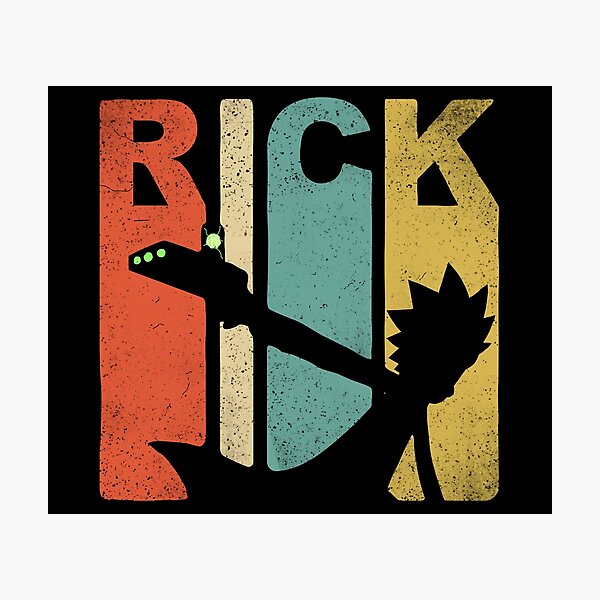 "Vintage Rick Sanchez 90er und 80er Jahre Stil" Fotodruck von ...