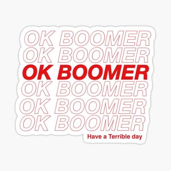 Boomer Stickers | Redbubble