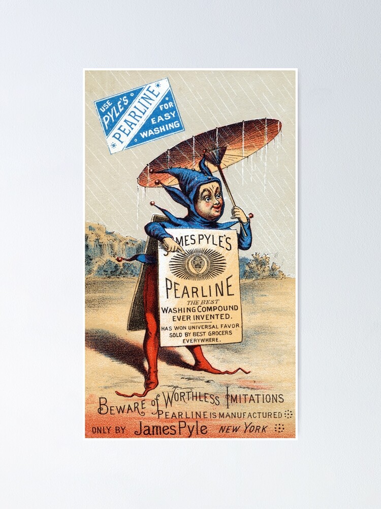 "1890 Pearline Soap" Poster for Sale by historicimage | Redbubble