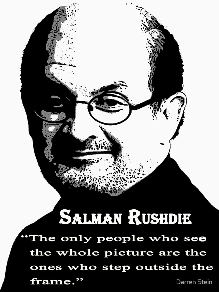 "Sir Salman Rushdie" Essential T-Shirt for Sale by darrikk | Redbubble